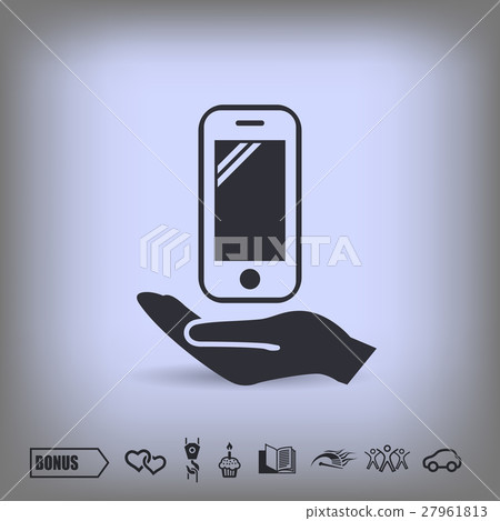 Pictograph of mobile - Stock Illustration [27961813] - PIXTA