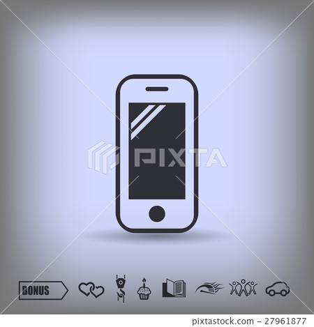 Pictograph of mobile - Stock Illustration [27961877] - PIXTA