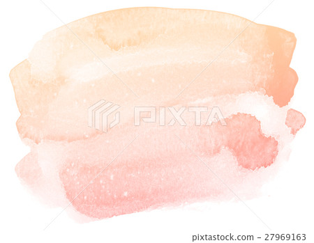 Abstract cream watercolor on white background. - Stock Illustration ...