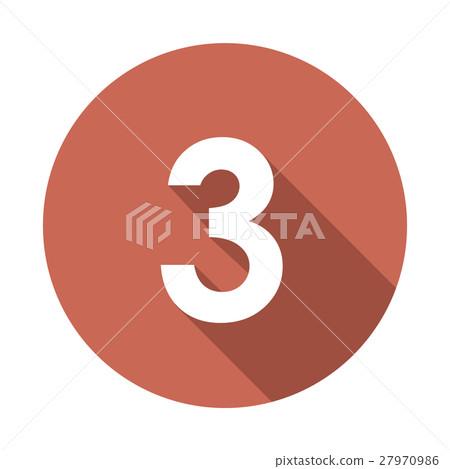 Business icon - number 3 - Stock Illustration [27970986] - PIXTA
