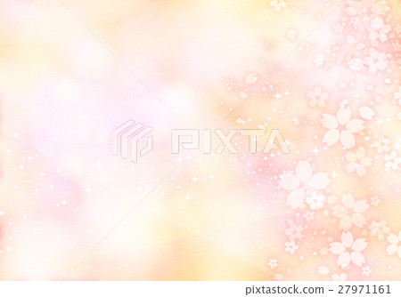 Sakura texture background material - Stock Illustration [27971161] - PIXTA