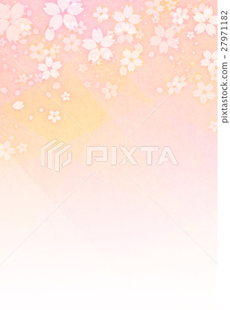 Sakura texture background material - Stock Illustration [27971182] - PIXTA