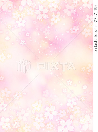 Sakura texture background material - Stock Illustration [27971192] - PIXTA