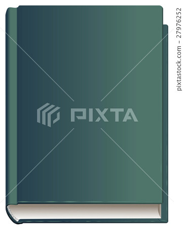 Closed book hardcover front cover - Stock Illustration [27976252] - PIXTA