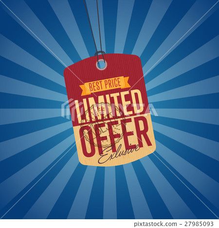 Limited offer isolated sale sticker - Stock Illustration [27985093] - PIXTA