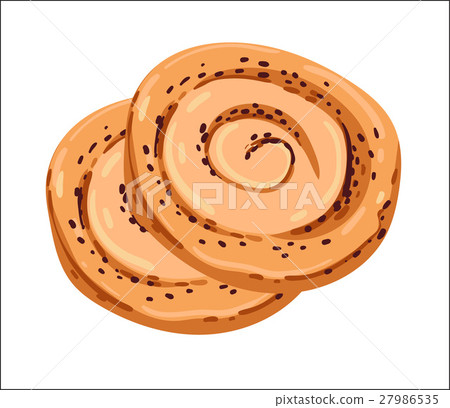Fresh cookie isolated cartoon illustration - Stock Illustration ...