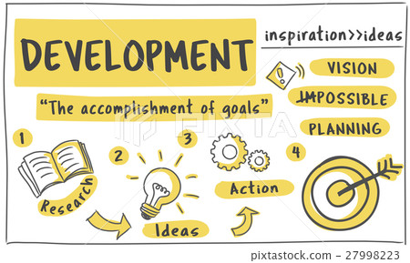 Development Achievement Improvement Success... - Stock Illustration ...