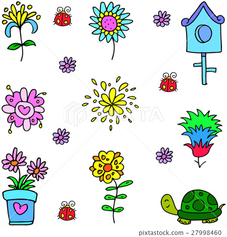 Vector art of object spring - Stock Illustration [27998460] - PIXTA