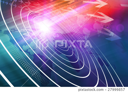 Graphical modern digital news backdrop Concept - Stock Illustration ...