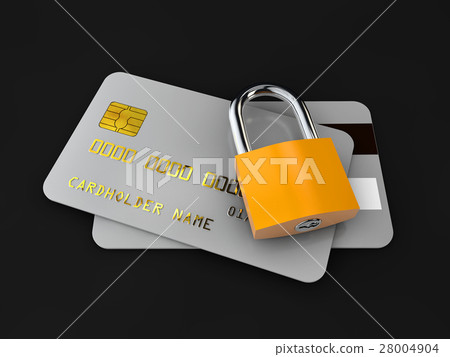 detailed gray credit card isolated on black - Stock Illustration ...