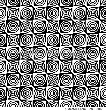 Seamless Circle Pattern - Stock Illustration [28008065] - PIXTA