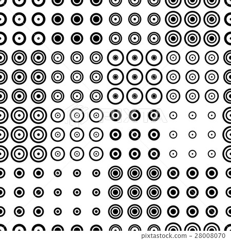 Seamless Circle Pattern - Stock Illustration [28008070] - PIXTA