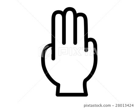 手圖標03-插圖素材 [28013424] - PIXTA圖庫