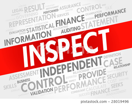 INSPECT word cloud - Stock Illustration [28019496] - PIXTA