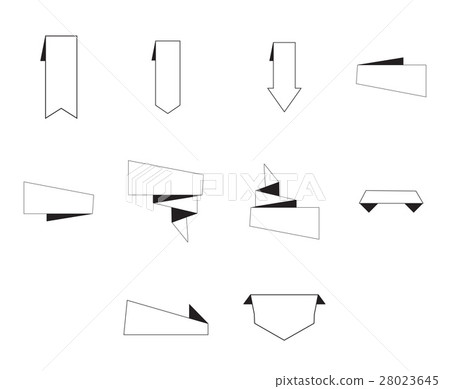 Vector icon set for book marks - Stock Illustration [28023645] - PIXTA