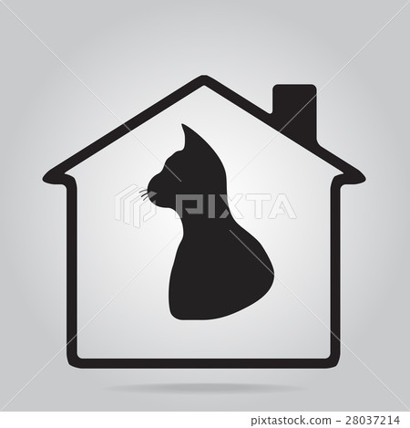 Pet home icon vetor illustration - Stock Illustration [28037214] - PIXTA