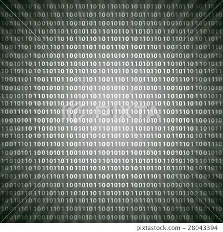 binary code digits grayscale lines background - Stock Illustration ...