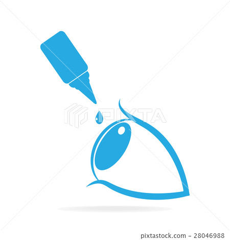 Eye drops icon, medical sign icon - Stock Illustration [28046988] - PIXTA