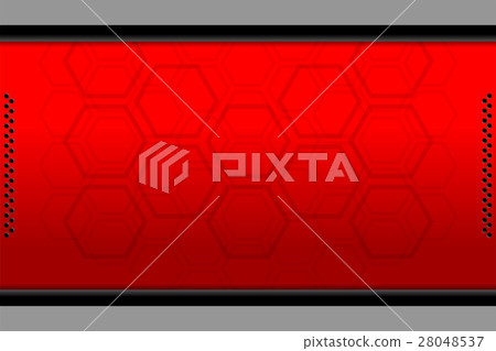 abstract octagon red background - Stock Illustration [28048537] - PIXTA