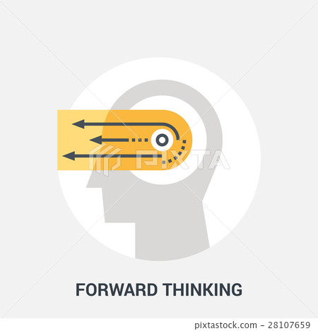 forward thinking icon concept - Stock Illustration [28107659] - PIXTA