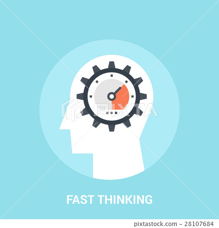 fast thinking icon concept - Stock Illustration [28107684] - PIXTA