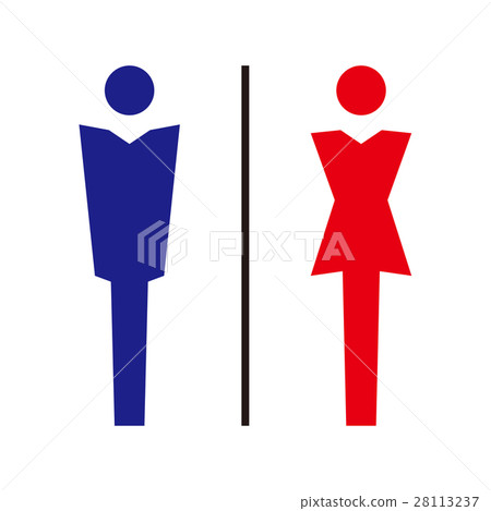 Toilet _ Pict sign - Stock Illustration [28113237] - PIXTA