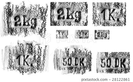 Label for weight - Stock Illustration [28122861] - PIXTA