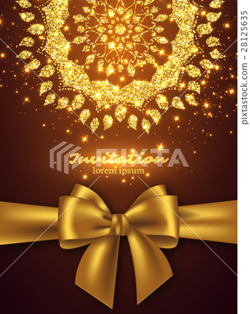 Glitter card design for greeting or invitation.-插圖素材 [28125635] - PIXTA圖庫
