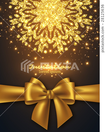 Glitter card design for greeting or invitation. - Stock Illustration ...