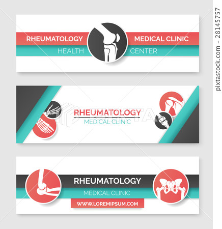 Medical clinic, health center banner template set - Stock Illustration ...