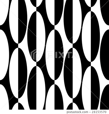 Seamless Ellipse Pattern - Stock Illustration [28153570] - PIXTA
