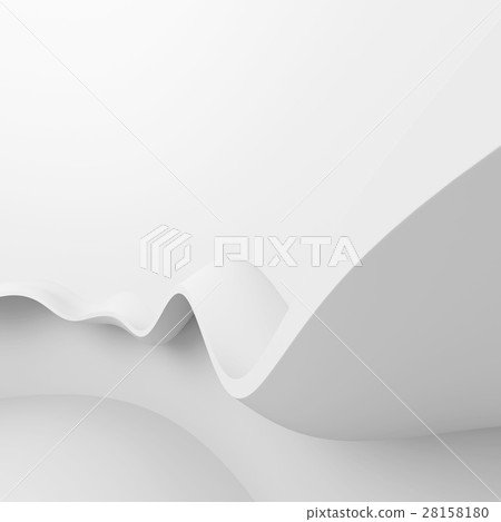 Modern Wave Wallpaper - Stock Illustration [28158180] - PIXTA