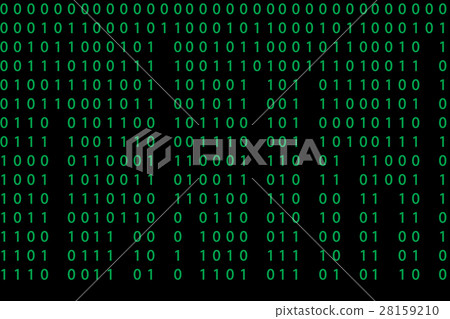 Seamless pattern with binary code - Stock Illustration [28159210] - PIXTA