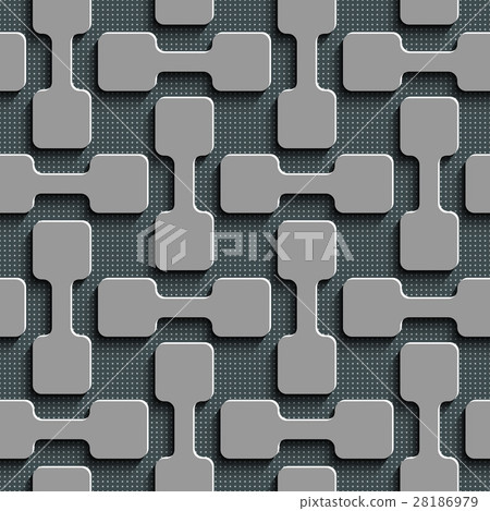 Seamless Grid Pattern - Stock Illustration [28186979] - PIXTA