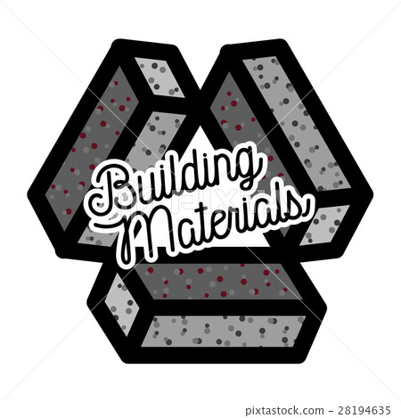 Color vintage building materials shop emblem - Stock Illustration ...