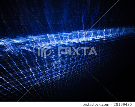 Abstract computer graphics background design - Stock Illustration ...