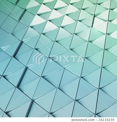 Abstract 3d illustration architectural pattern - Stock Illustration ...