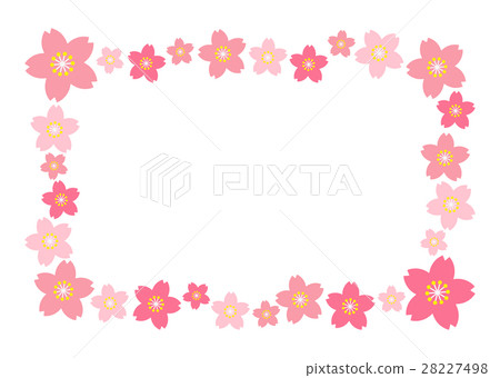 Cherry tree frame - Stock Illustration [28227498] - PIXTA