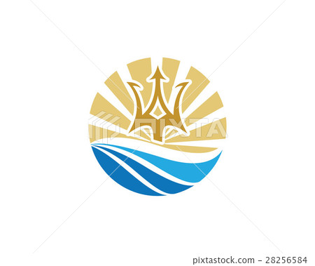Trisula logo template vector icon - Stock Illustration [28256584] - PIXTA