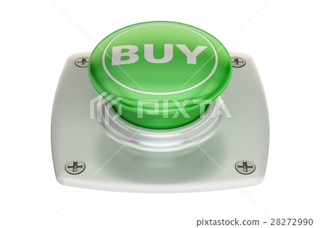 Buy green button, 3D rendering - Stock Illustration [28272990] - PIXTA