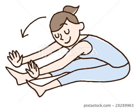Front bending illustration - Stock Illustration [28289963] - PIXTA