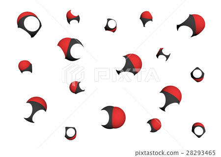 Molecular model of methanol - 2D - Stock Illustration [28293465] - PIXTA