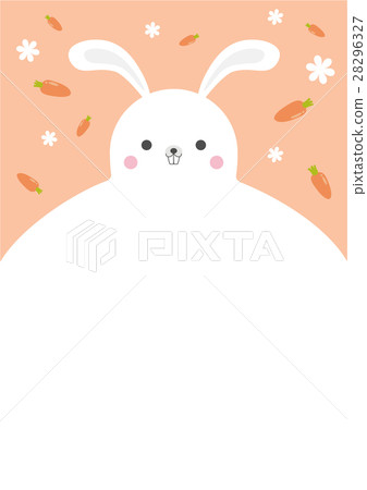 Vector rabbit flyer template design. A4 and RGB. - Stock Illustration ...