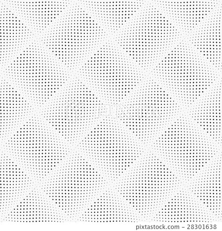 Dotted line geometric seamless pattern-插圖素材 [28301638] - PIXTA圖庫