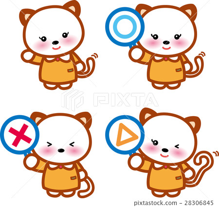 Cat san x animal cute animals - Stock Illustration [28306845] - PIXTA