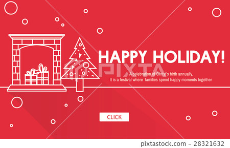 Happy Holiday Break Celebrate Party Enjoyment... - Stock Illustration ...