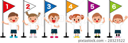 Sports ranking of the elementary school... - Stock Illustration ...