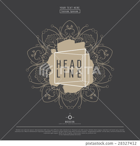 Splash label on black background - Stock Illustration [28327412] - PIXTA