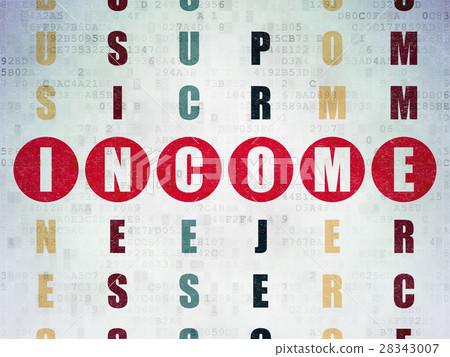 Business concept: Income in Crossword Puzzle - Stock Illustration ...