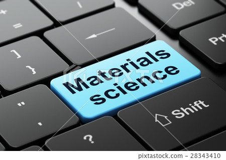 Science concept: Materials Science on computer - Stock Illustration ...